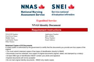 Regular Service - National Nursing Assessment Service