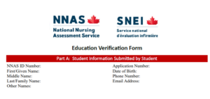 Regular Service - National Nursing Assessment Service